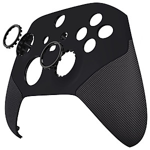 eXtremeRate ASR Version Redesigned Shell for Xbox Core Wireless Controller - Performance Rubberized Grip, Anti Sticks Rubbing Rings - Custom Faceplate for Xbox Series X & S Controller - Black