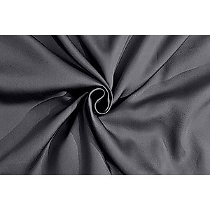 Linenwalas Tencel Pillowcase King Size Set of 2, Lyocell Cooling Silk Pillowcases for Hair & Skin, Soft Breathable Pillowcase with Envelope Closure (Charcoal Grey, 20x40 inches)