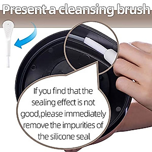 UFGOHFS Vacuum Coffee Canister Coffee Bean Storage Vacuum Seal Containers Airtight Coffee Container Airtight Food Storage Containers Coffee Vacuum Canister Coffee Containers 2.0 Liter Black