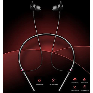 MOEEN Neckband Bluetooth Headphones V5.0 Wireless Headset Sport Earbuds w/Mic Cordless Noise Canceling Earphones 12Hrs Playtime for Gym Running