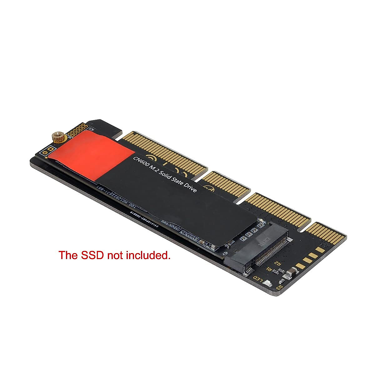 Cablecc NGFF M-Key NVME M.2 SSD to PCI-E Express 3.0 16x X4 Adapter Without Bracket Black