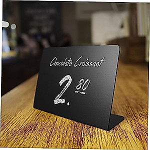 MAGICLULU 4pcs Table Blackboard Message Chalkboard Mini Blackboard Double Sided Chalkboard Free Standing Blackboard Party Blackboard Sign Mini Chalkboard Writing Board Wedding Decorate