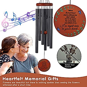 Sympathy Wind Chimes,Memorial Wind Chimes for Outside,Memorial/Sympathy Gift for Who Loss of Loved One,Bereavement/Condolences Gift for Loss Mom/Dad,Wind Chimes in Memory of Loved One
