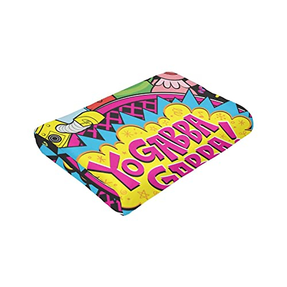 Pobecan Yo Gabba Anime Gabba! Blanket Throw Blankets Ultra Soft Flannel Lightweight Throws for Couch, Bed,All Seasons Use 50"x40"