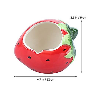 TEHAUX Ceramic Hamster Bed Small Animal Pet Ceramic House Cooling Nest Ceramic Pet House for Hamster/Rabbit