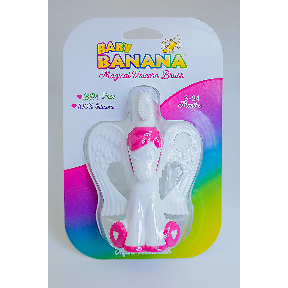 Baby Banana - Magical Unicorn Toothbrush , Training Teether Tooth Brush for Infant, Baby, and Toddler