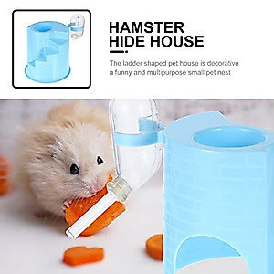 POPETPOP Hamster Nest Plastic Hamster House Small Pets Hideout Guinea Pig Hide Small Pet Hideout Hamster Hide House Indoor Hamster House Plastic Climbing House Household Hamster Hideout