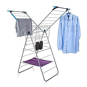 minky Drying Rack, 24 m, Silver