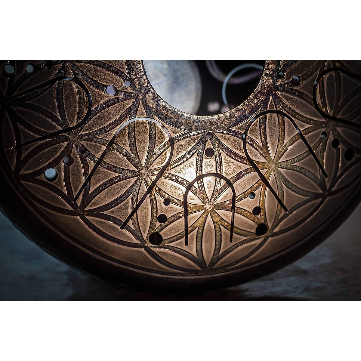 Tank Drum Kosmosky 12" (30 cm) KSY-141"Pegasus" 2-sided/B minor; E major/Hand Pan/Steel Drum/Tongue drum/Singing bowl