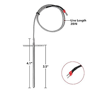 Stanbroil RTD Temperature Probe Sensor Replacement for All Pit Boss 700 and 820 Series Wood Pellet Grills