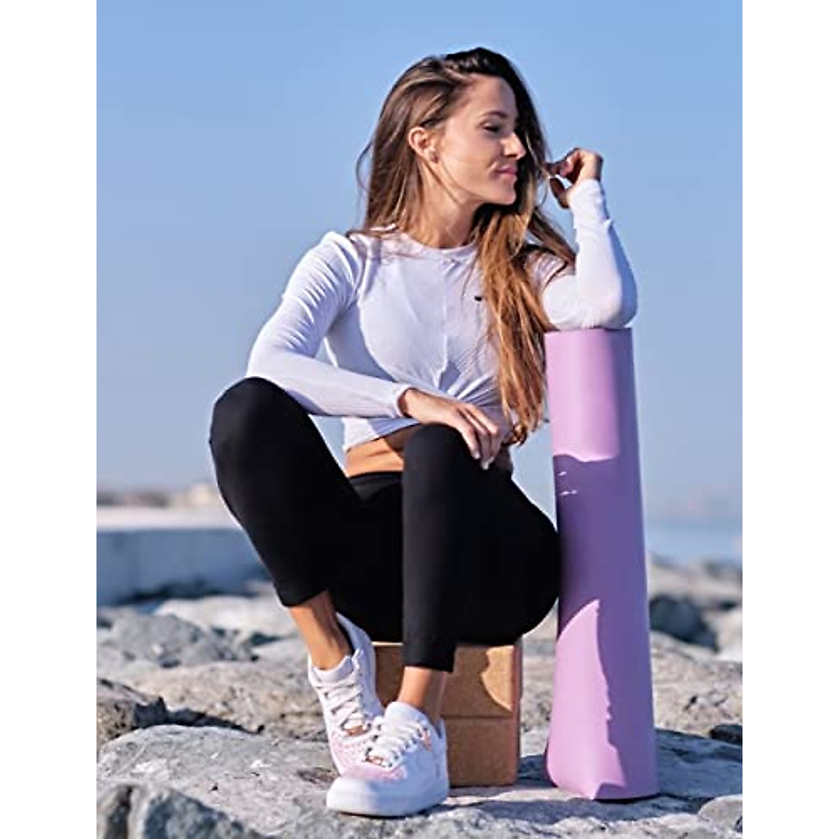 Natural Feelings High Waisted Leggings for Women Pack Ultra Soft Stretch Opaque Slim Yoga Pants