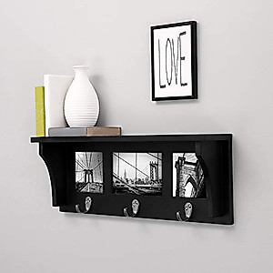 Kiera Grace Contemporary Floating-Shelves, Black