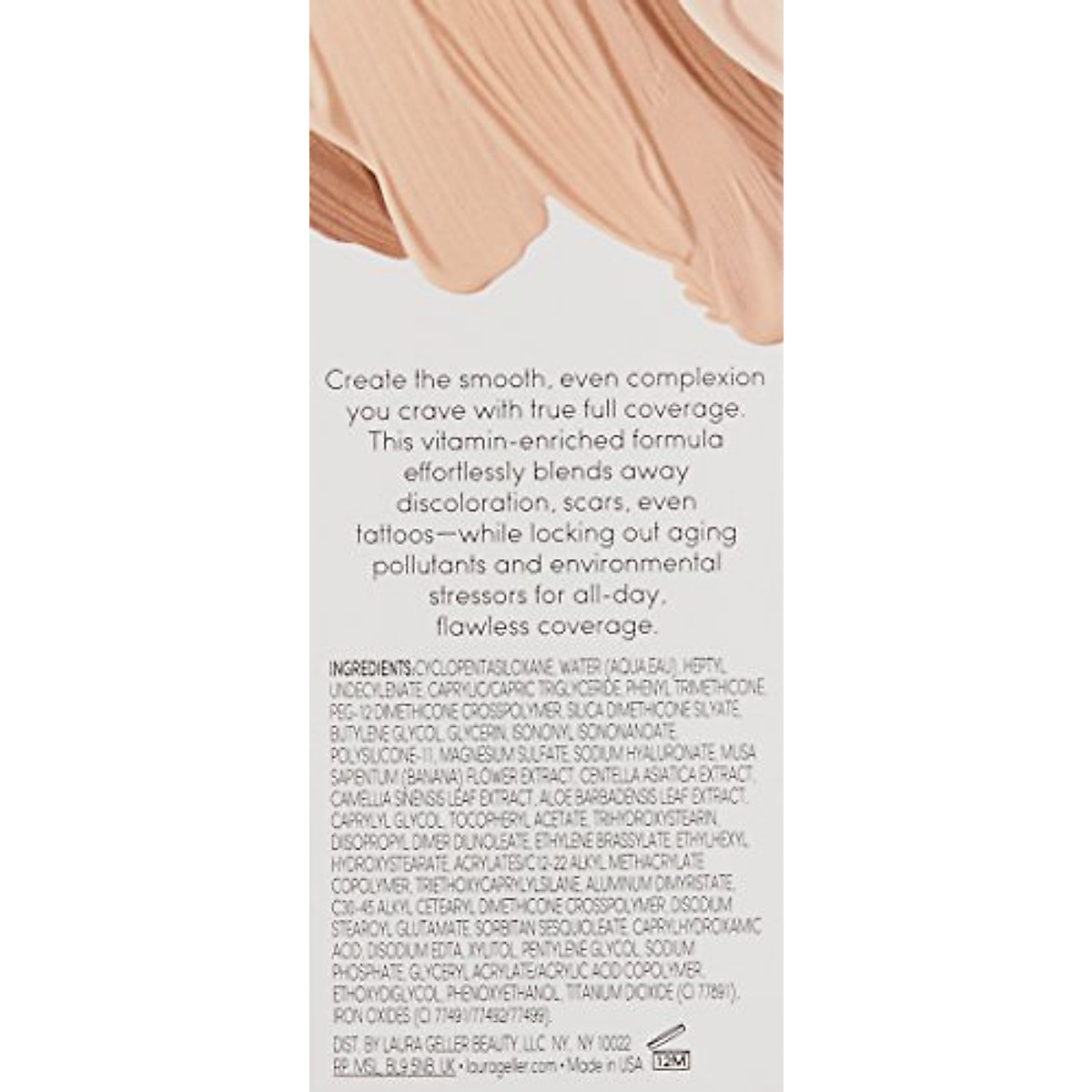 Laura Geller New York Cover Lock Cream Foundation, Golden Medium