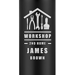 Murrano Thermal Mug for man - Customisable 10,14 oz Travel Tumbler for him - Coffee On the Go - Mens Gadgets - Coffee Mug for Birthday - Personalised Tumbler for boy - WORKSHOP