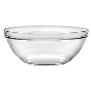 Duralex - Lys Stackable Clear Bowl 23 cm (9 in) Set Of 6