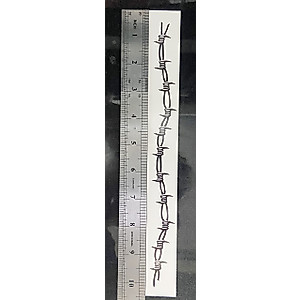 Barbed Wire Temporary Tattoos, 9-Pack Large Barbed Wire Armbands Tattoo Stickers for Men Women, Variety Totem Tattoos