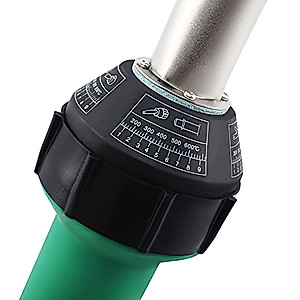 Iglobalbuy 1600W Hot Air Gas Plastic Welding Gun Welder with Speed Nozzles, Roller, Plastic Rod with Carrying Case