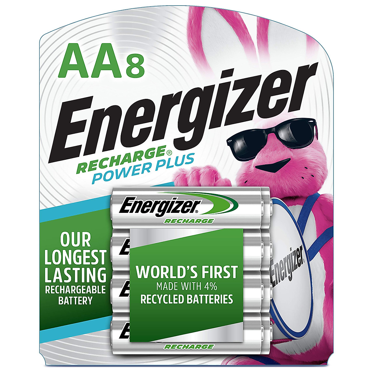 Energizer Rechargeable AA and AAA Batteries Bundle (8 Count)