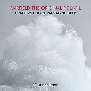 Fairfield Poly-Fil Crafter’s Choice Packaging Fiber, 10 Ounce (Pack of 1), Blue