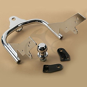 TCT-MT Trailer Hitch Fit for Harley 1995-2006 FLHTCUI Electra Glide Ultra Classic; Road King FLHR 1994-2008 Chrome 2007 2005