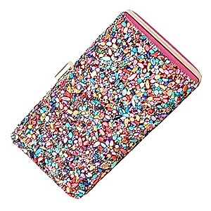 HAPINARY Dinner Bag Tote for Women Woman Wallet Party Bags for Women Cross Body Bag Party Storage Pouch Colorful Party Bag Mobile Phone Bag Pu Leather Ladies Wild Women Handbag Woman Pouch