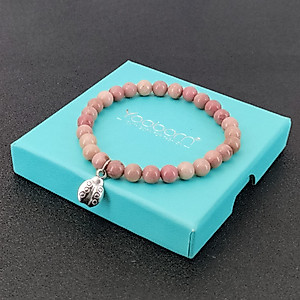 Yooborn Retirement Ladybug Beads Farewell Bracelet Gifts for Coworkers Women Going Away Gift for Friends Boss Staff Present for New Job Coworker Leaving Gifts.