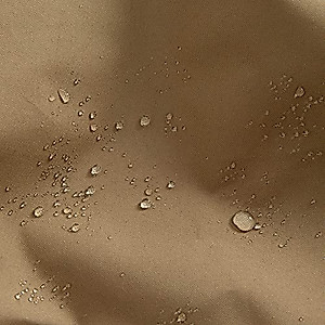 Tempera Patio Table Cover , Sectional Sofa , Dining Set Cover Outdoor , Anti-Fading , Waterproof for Outside Furniture, 62"D x 27.8"H, Taupe