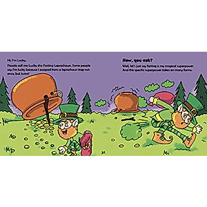 Lucky the Farting Leprechaun: A Funny Kid's Picture Book About a Leprechaun Who Farts and Escapes a Trap, Perfect St. Patrick's Day Gift for Boys and Girls (Farting Adventures)