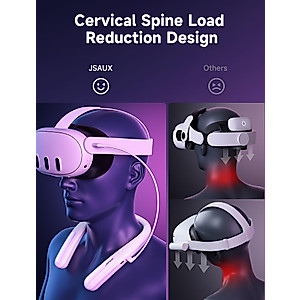 JSAUX Battery Pack for Meta Quest 3S/3/2, 10000mAh PD Fast Charger Battery Pack (Extra 4-6 H Playtime), VR Extend Power Accessories, Compatible with Oculus Quest 3, Meta Quest 2, Meta Quest 3S, etc.