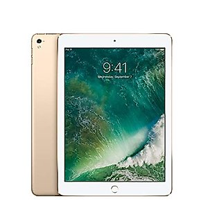 Apple iPad Pro 32GB 9.7in Wi-Fi + Cellular Unlocked GSM 4G LTE Tablet PC - Gold (Renewed)