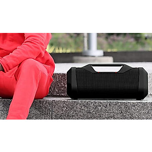 Monster Blaster 3.0 Portable Speaker, 120W Wireless Bluetooth Speaker, IPX5 Rechargeable Waterproof Bluetooth Speaker with USB Charge Out & Aux Input