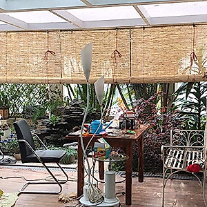 WGE Pergola Cover Indoor/Outdoor Shade Netting, Reed Privacy Screen Garden Fence, Sun Shade for Garden, UV Block (Size : 1.2×1m)