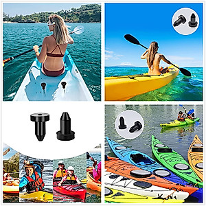 XHBTS 12 Pack Scupper Plugs for Kayak Drain Plug, Canoe Drain Stoppers Drain Plug Kayak Plugs Kayak Accessories Compatible with Most Kayak Boat Drain Plug