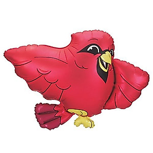Red Bird Cardinal 26" mylar balloon BIRTHDAY PARTY Decorations Supplies Kit