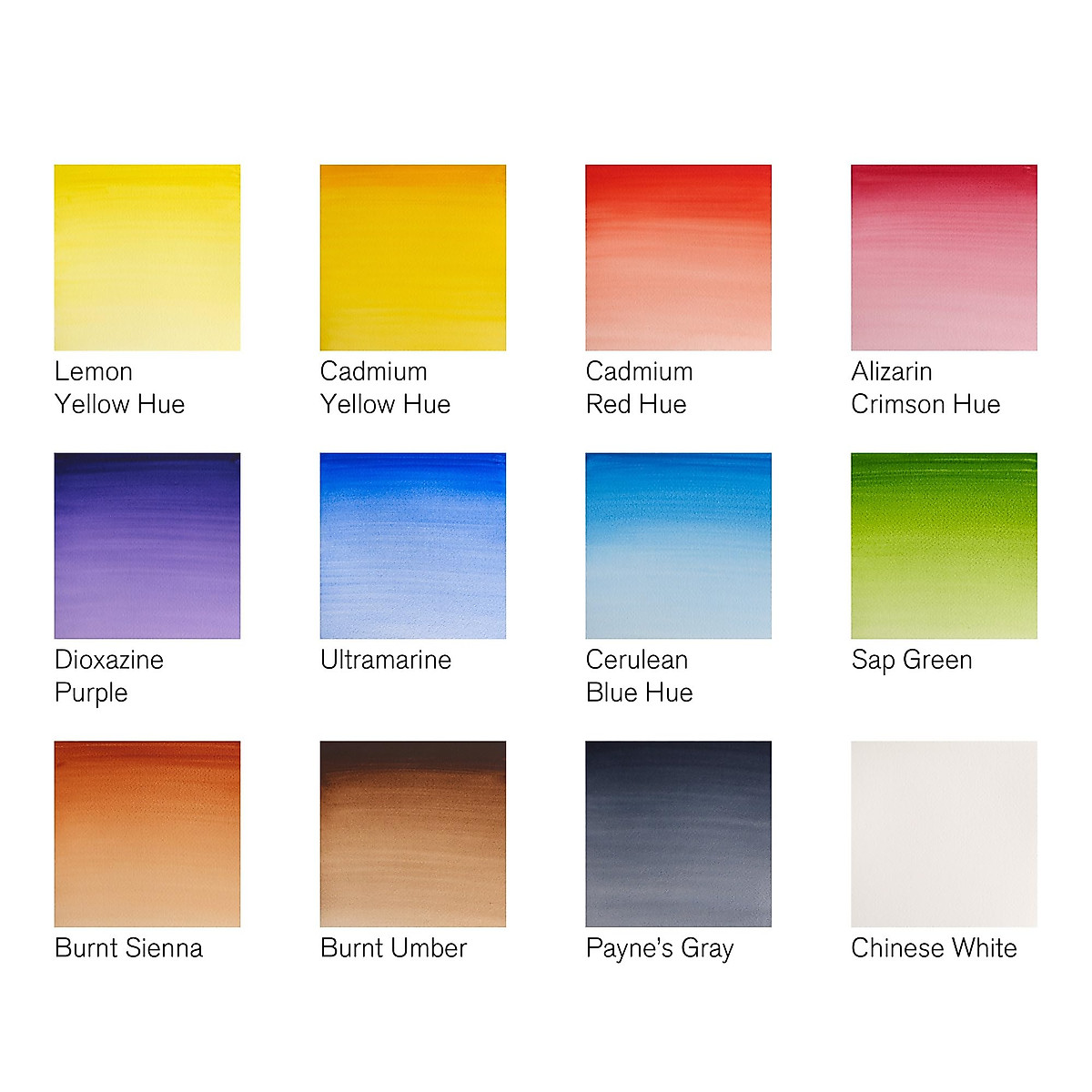 Winsor & Newton 390639 Cotman Water Colour Paint Field Box Set, Set of 12, Half Pans