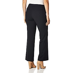 Calvin Klein Straight-Leg Classic Business Casual Pants for Women, Navy, 10