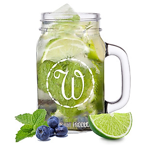 Bridesmaid Mason Jar Tumbler Cups - Custom Personalized for Wedding Bridal Party Mason Jars