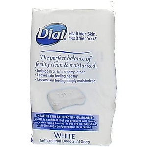 Dial Clean And Refresh Antibacterial Deodorant Bar Soap, White - 4 oz, 3 Bars Pack of 2 (Presentation May Vary)