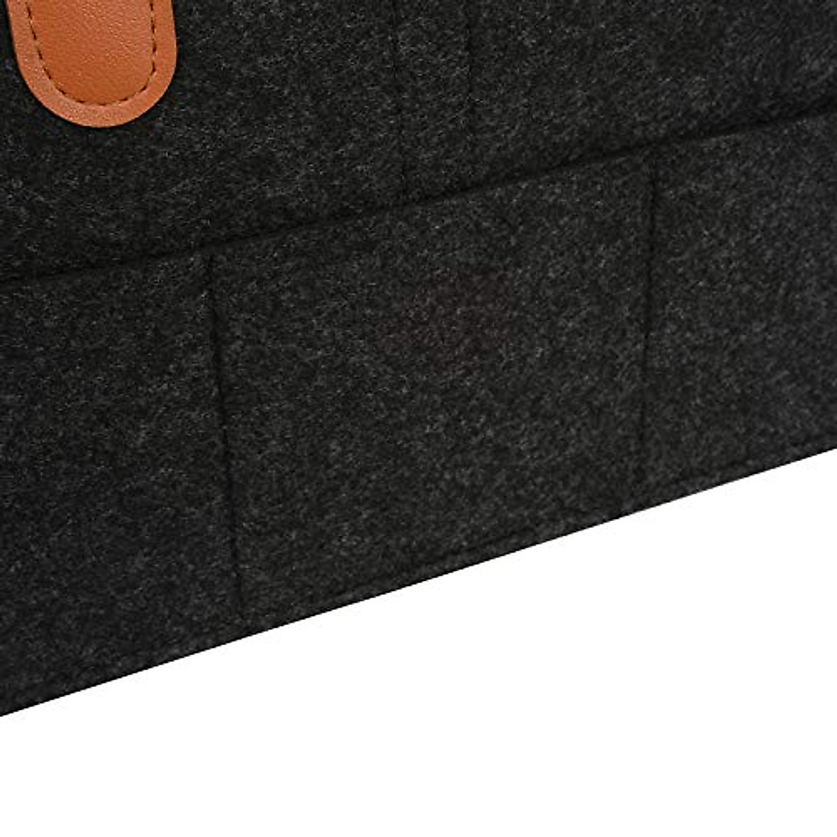 MorNon Baby Diaper Caddy Organizer Diaper Tote Portable Nursery Essentials Storage Basket Stain Resistant Large Baby Stuff Diaper Organizer Baby Gift for Newborn Boy and Girl, Dark Gray