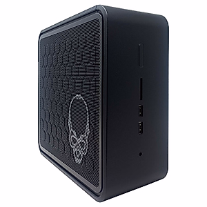 Intel NUC 9 NUC9i7QNX Ghost Canyon Gaming Mini PC - 9th Gen Core i7-9750H up to 4.50 GHz CPU, 32GB RAM, 4TB (2 x 2TB) NVMe SSD, UHD Graphics 630, Thunderbolt 3, Wi-Fi 6, Windows 10 Pro, Black