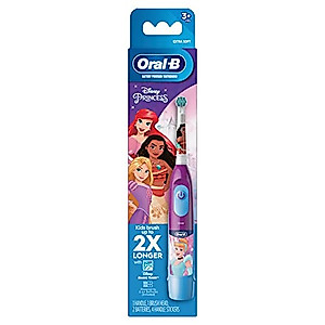 Oral-B Kid's Battery Toothbrush Featuring Disney Princess, for Kids 3+