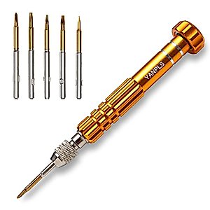 YANPLS Small Screwdriver Watch Glasses Mini Set, Micro Precision Tiny Screwdriver Set Small Screwdriver Set for Electronics Eyeglass