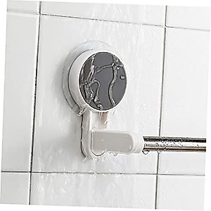 Wall Mounted Towel Holder 2pcs Suction Cup Towel bar Suction Cup Towel Rack Towel Rack with Shelf White Pot Cover Shelf Towel Shelf Pot Cover Rack no Trace Lid Rack Individual