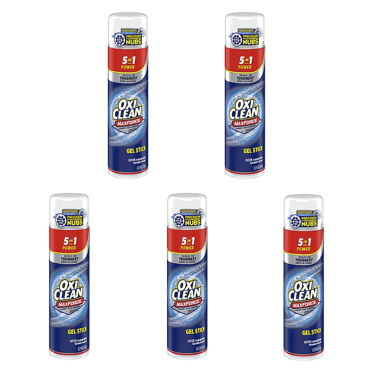 OxiClean Max Force Gel Stick, 6.2 Oz (5 Pack)
