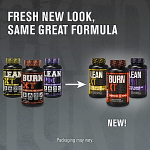 Burn-XT Thermogenic Fat Burner, Lean PM Nighttime Fat Burner & Sleep Aid, Lean-XT Caffeine Free Fat Burner