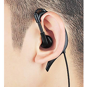 KEYBLU 1 Pin G Shape Walkie Talkie Earpiece Headset for Motorola Talkabout MH230R MR350R T200 T260 T460 T600 T800 Radio (2 pcs)