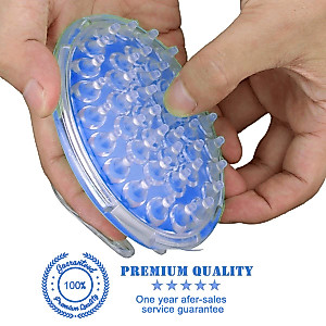 TailaiMei Anti Cellulite Massager Brush, Body Shower Scrubber for Cellulite Remover - Improve Circulation Fascia Muscle Release Brush(Blue)