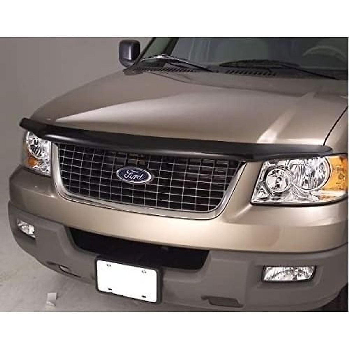 Auto Ventshade [AVS] Hoodflector/Bug Shield | 2015 - 2020 Ford F - 150 (Excludes Raptor)| Medium Profile - Smoke, 1 pc. | 21957