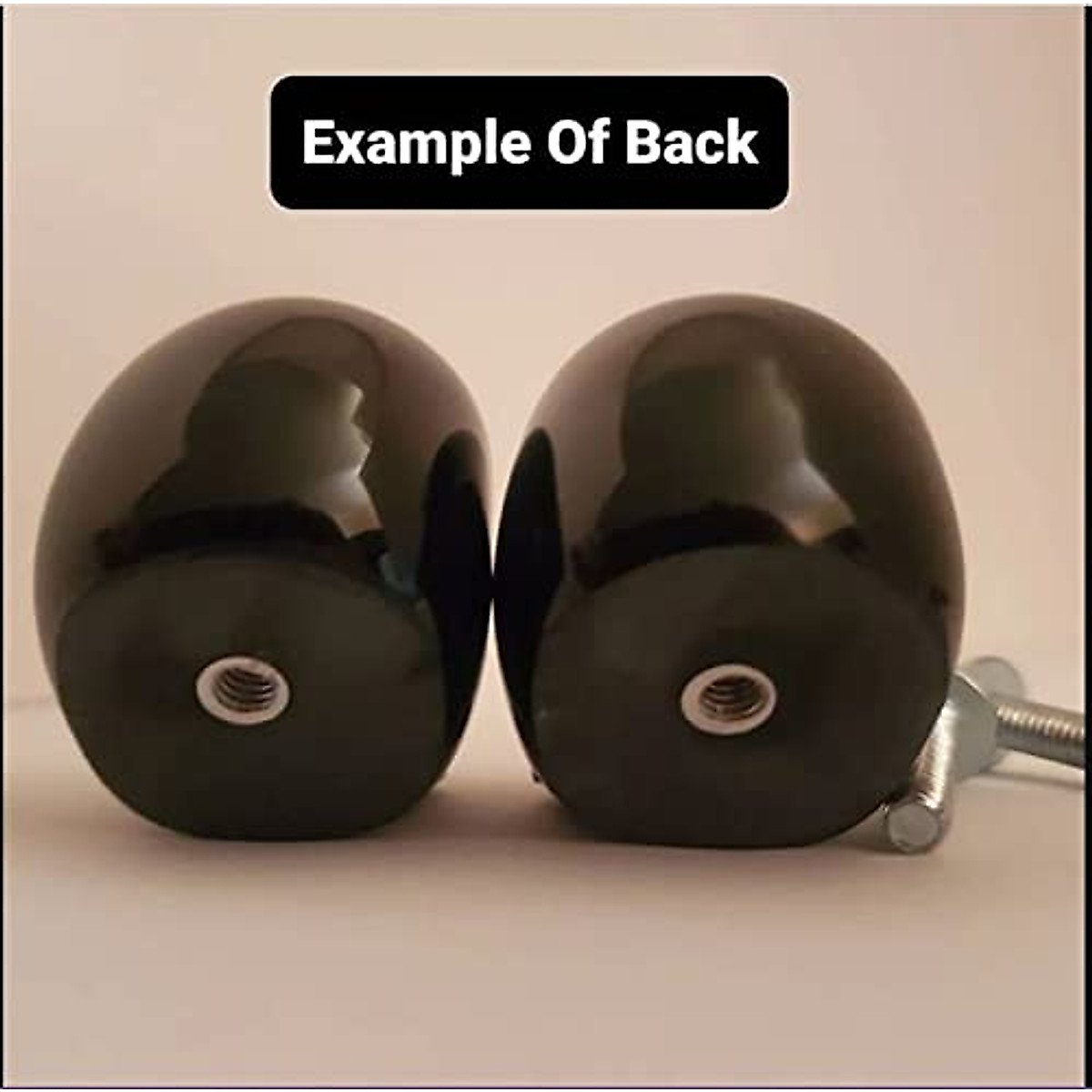 Purple Skull Cabinet Knobs/Drawer Knobs (Black Light Activated) (Set of 2)