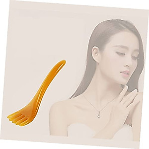 Healeved Massagers for Feet Thai Massage Tool Massaging Comb Jade Massager Massage Comb Massage Stick Facial Massage Tool Jade Comb Five Claw Massager Tendon Stick Sole of Foot